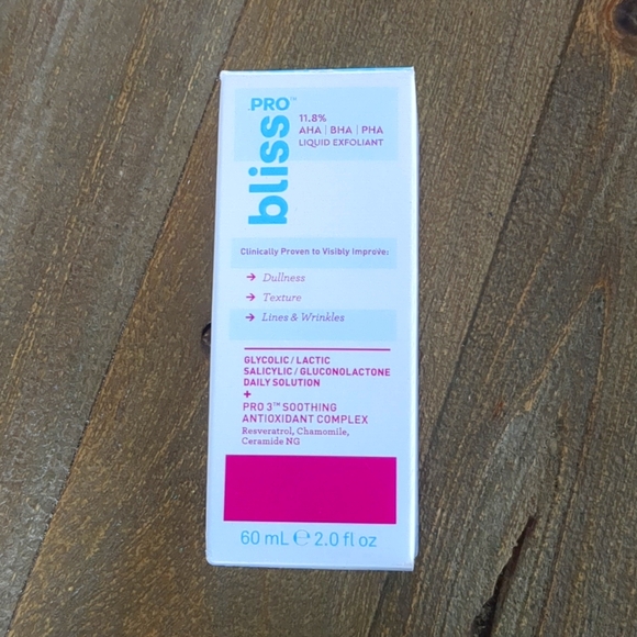 Bliss | Makeup | Bliss Pro Glycoliclacticsalicylic Solution | Poshmark